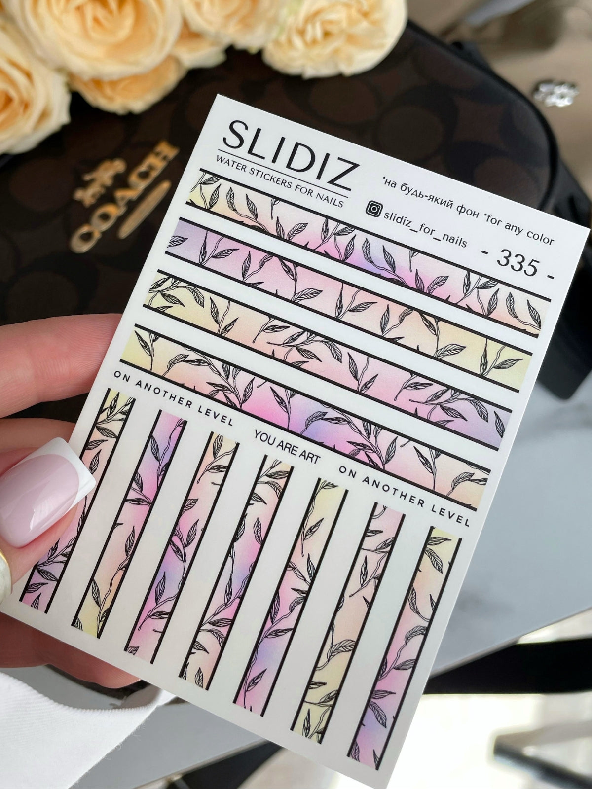SLIDER NAIL DECORATION WATER DECALS SLIDIZ® – Trendy Nails
